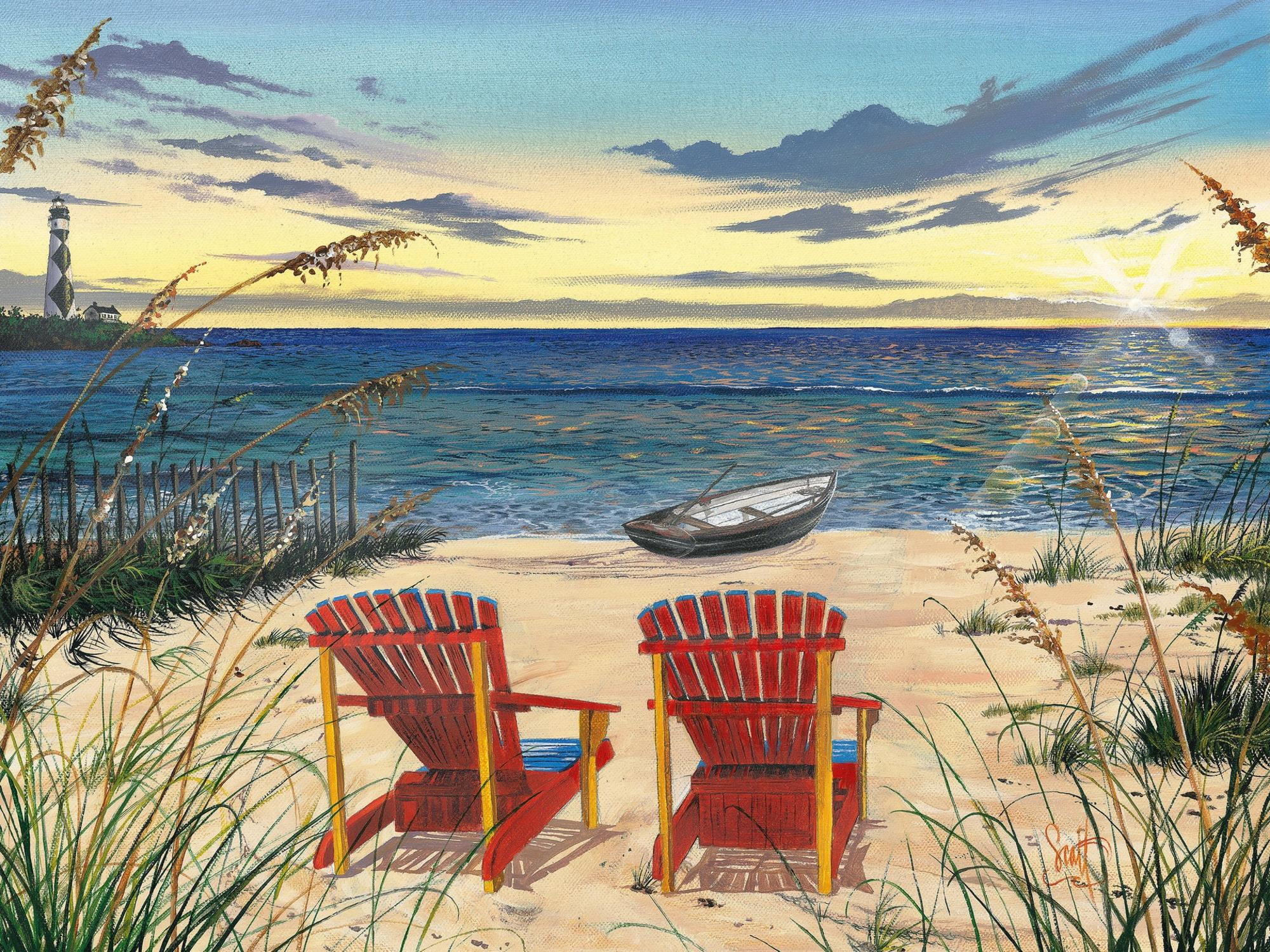 Art.com Outer Banks Sunrise Art Print by Scott Westmoreland, 32" x 24 ...