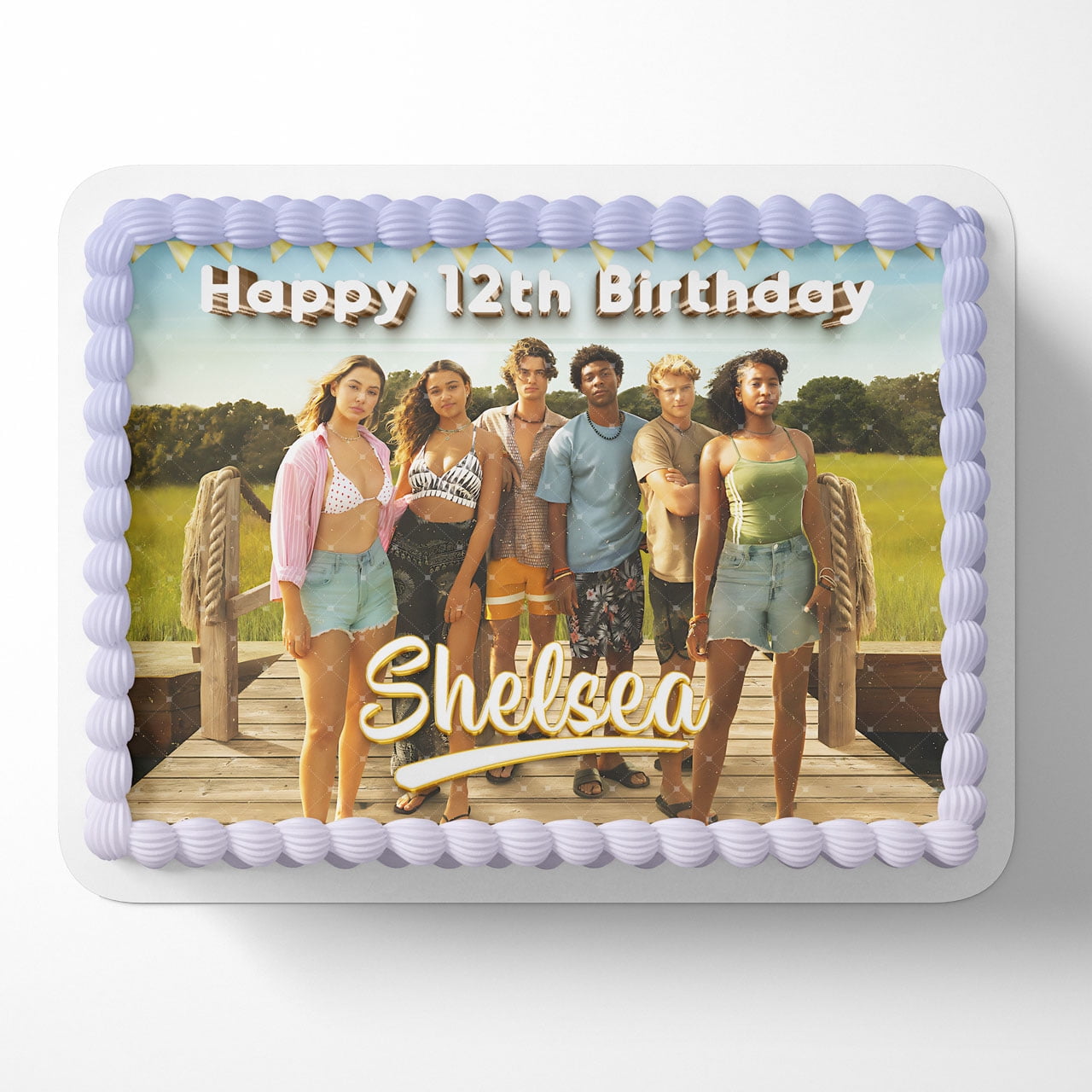 Outer Banks Team Series Edible Icing Cake Wrap Cake Image Icing Sugar ...