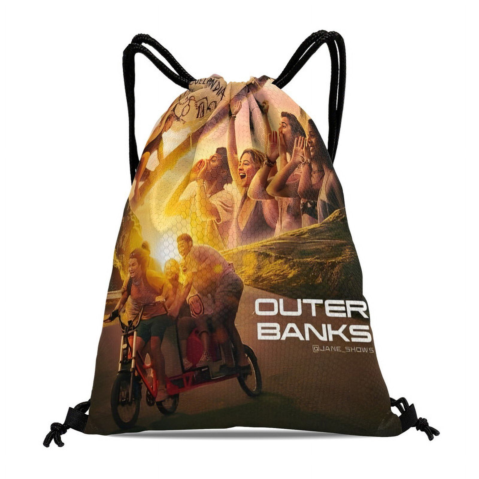 Outer Banks canvas Tote Bag for Women Aesthetic Cute Cat Shopping ...