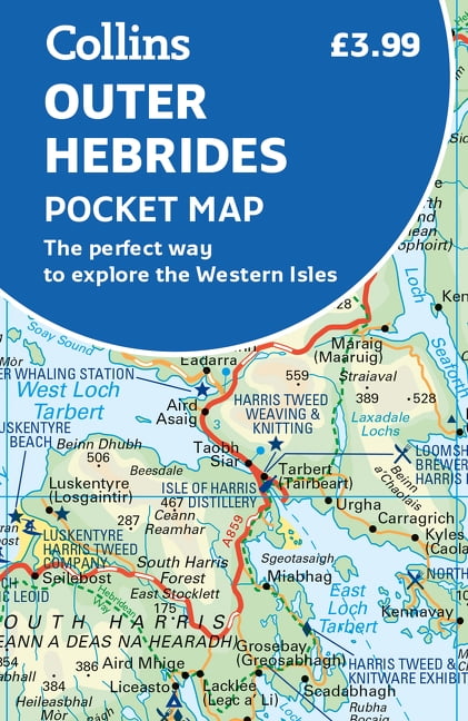 Outer Hebrides Pocket Map : The perfect way to explore the Western ...