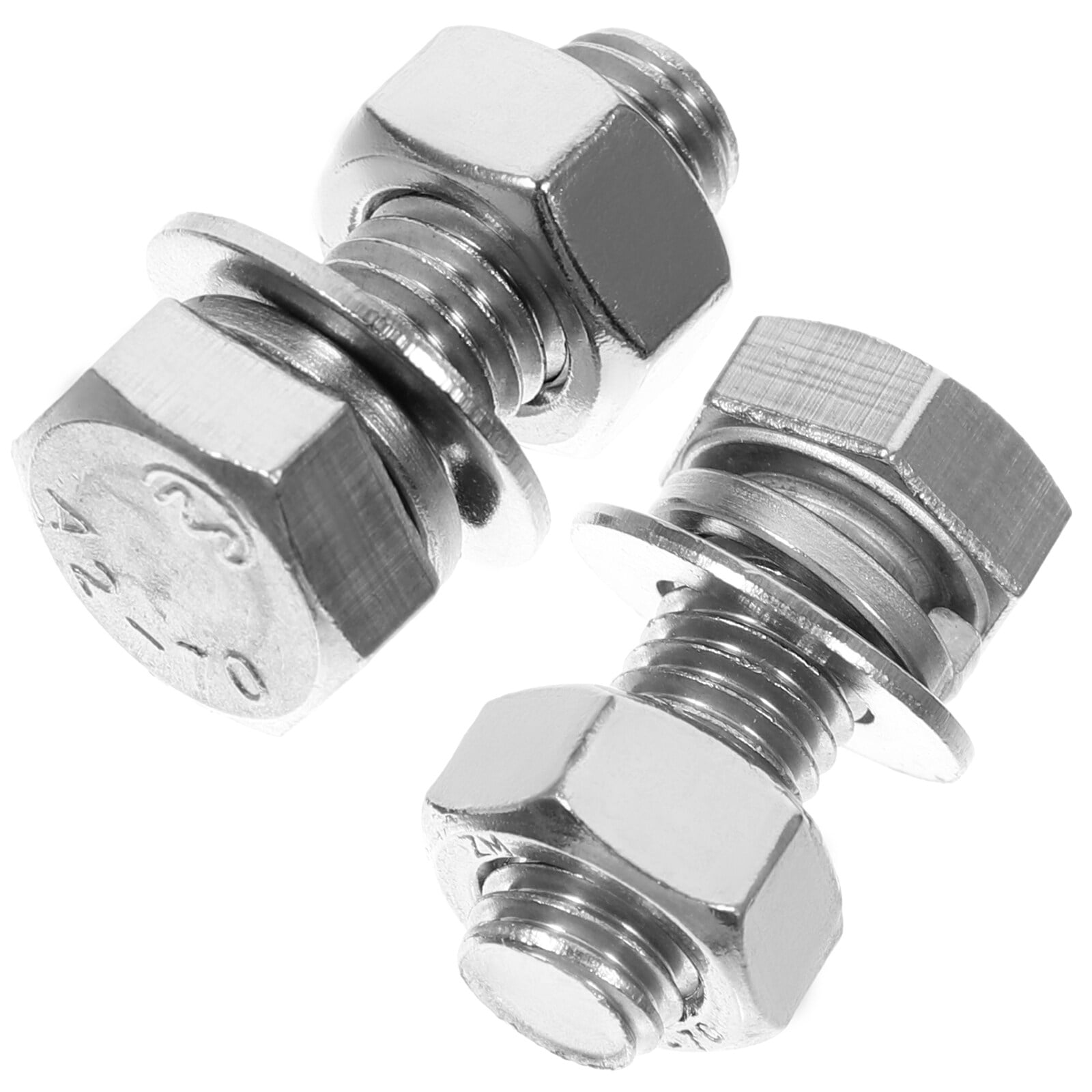 Outer Hexagon Screw Set 20 Pcs Metric Kit Washers for Bolts Floor Sign ...