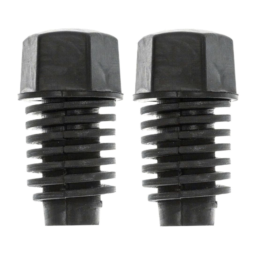 Outer Hood Adjustable Bumper Set - Black Rubber (2-Piece) - Walmart.com