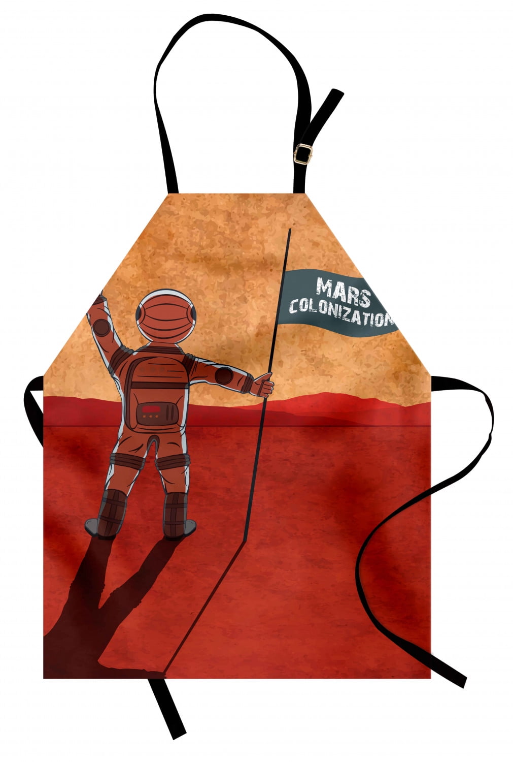 Outer Space Apron Colonization of Mars with Cosmonaut on the Planet ...