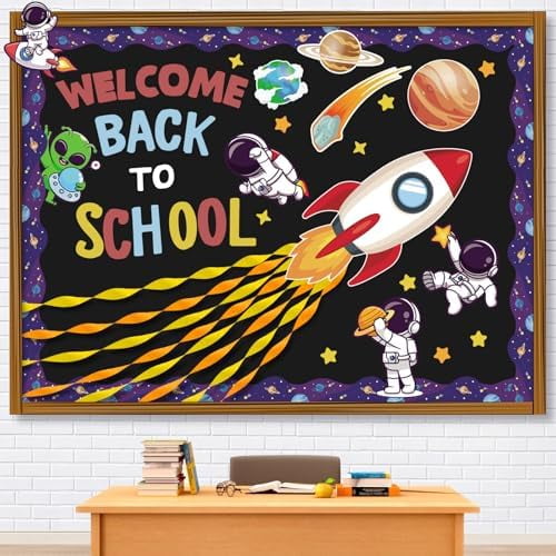 Outer Space Astronaut Bulletin Board Decorations Space Theme Back to ...
