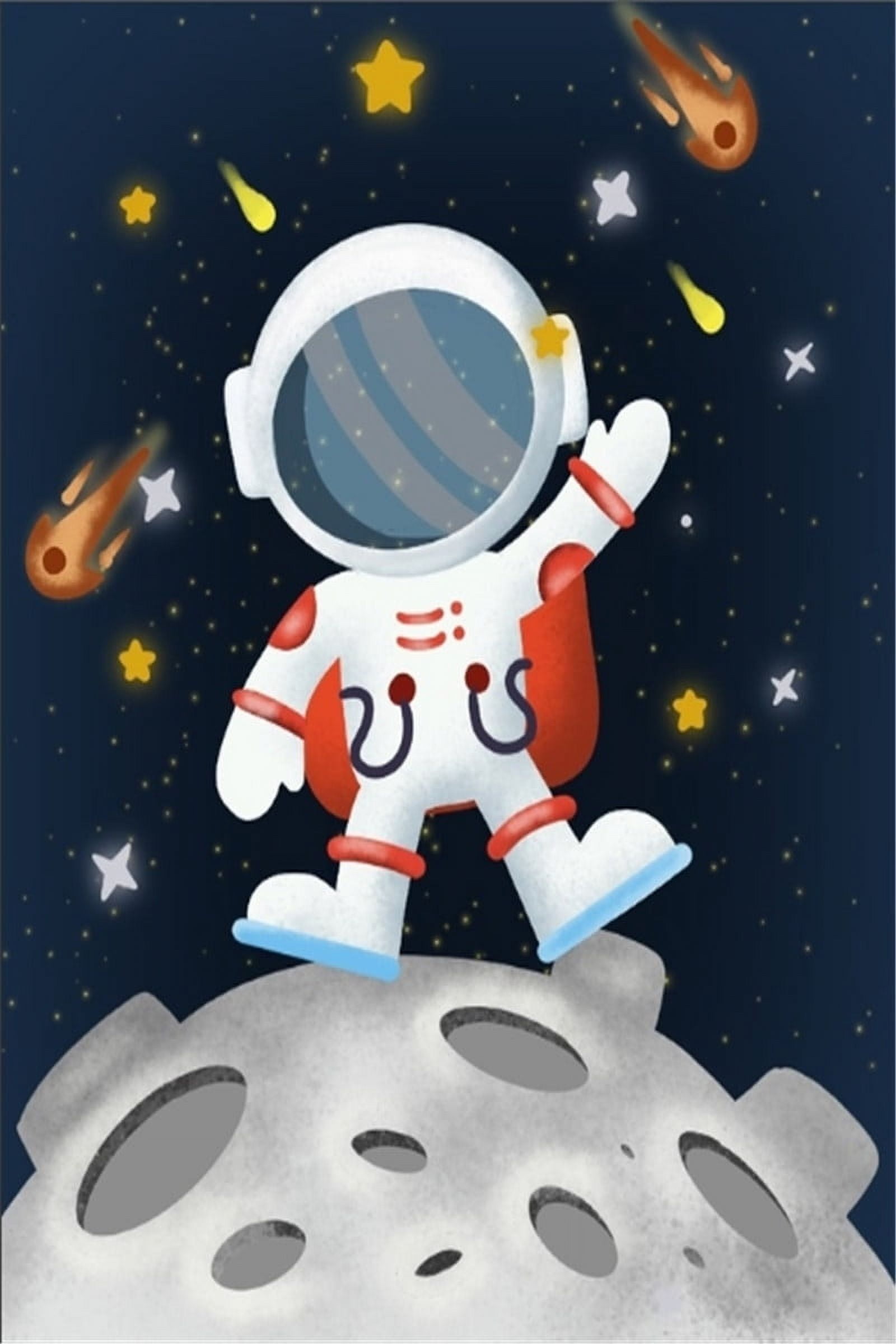 Outer Space Astronaut Face Photography Backdrop Banner Astronaut ...