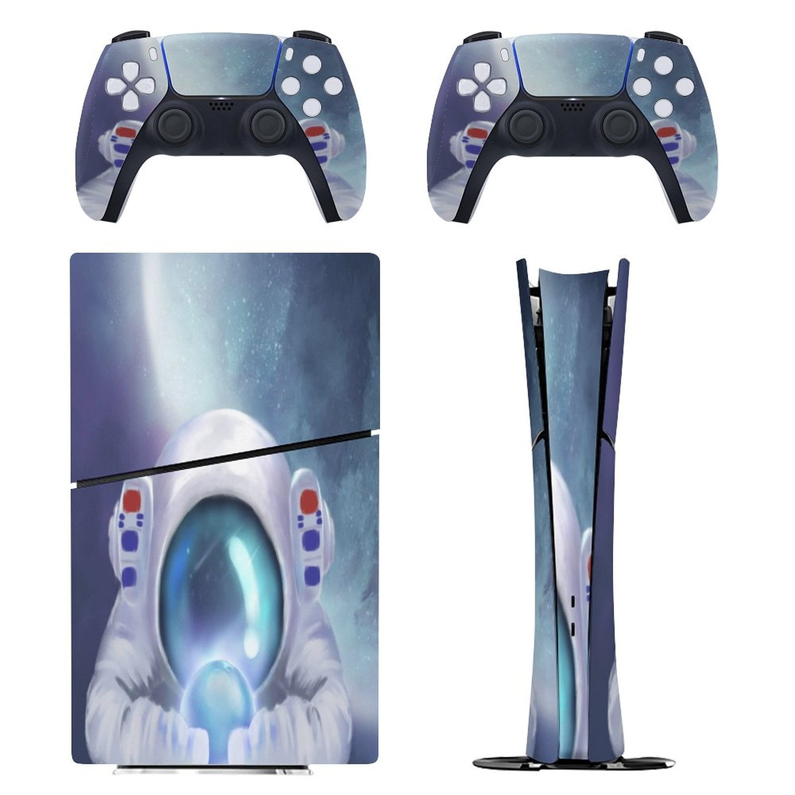 Outer Space, Astronaut PS5/PS5 Slim Digital Disc Skin Sticker For ...