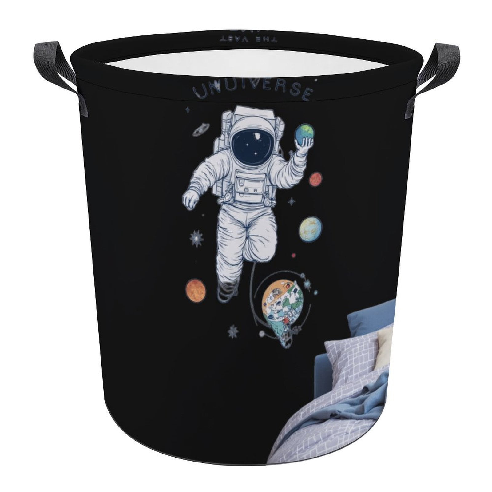 Outer Space Astronauts (50) Laundry Basket Storage Basket Controller ...