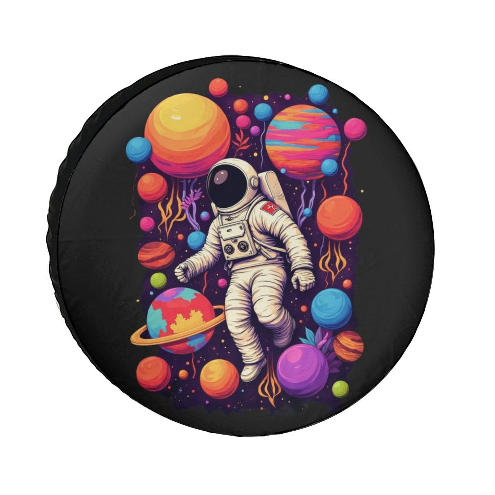 Outer Space Astronauts (6) Spare Tire Cover for Trailer, Waterproof ...