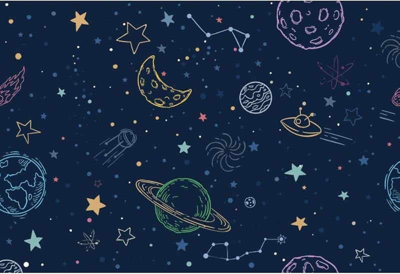 Outer Space Backdrop Galaxy Planet Galaxy Universe Cartoon Planet Star ...
