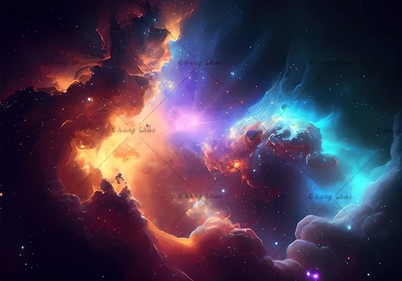 Outer Space Backdrop Universe Earth Moon Planet Stars Photography ...