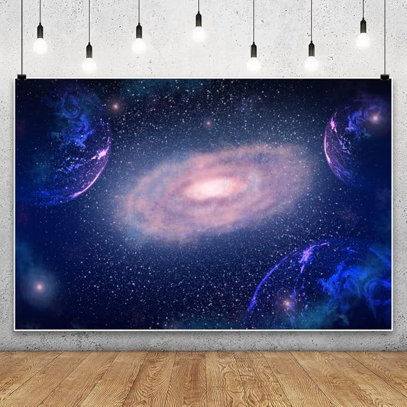 Outer Space Backdrop Universe Galaxy Solar System Starry Sky Planet ...