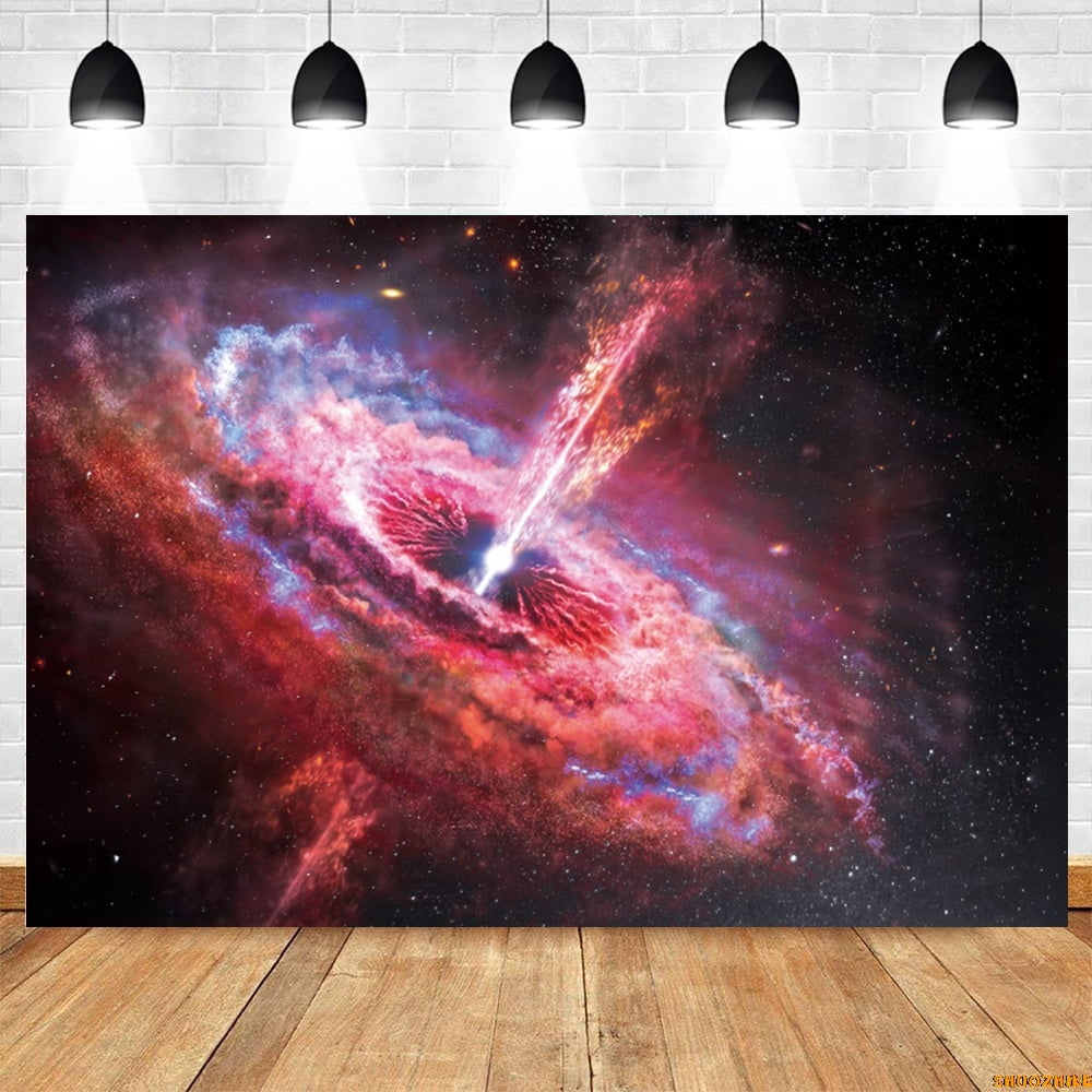 Outer Space Backdrop Universe Space Galaxy Earth Starry Sky Baby ...