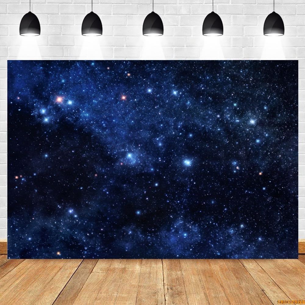 Outer Space Backdrop Universe Space Galaxy Earth Starry Sky Baby ...