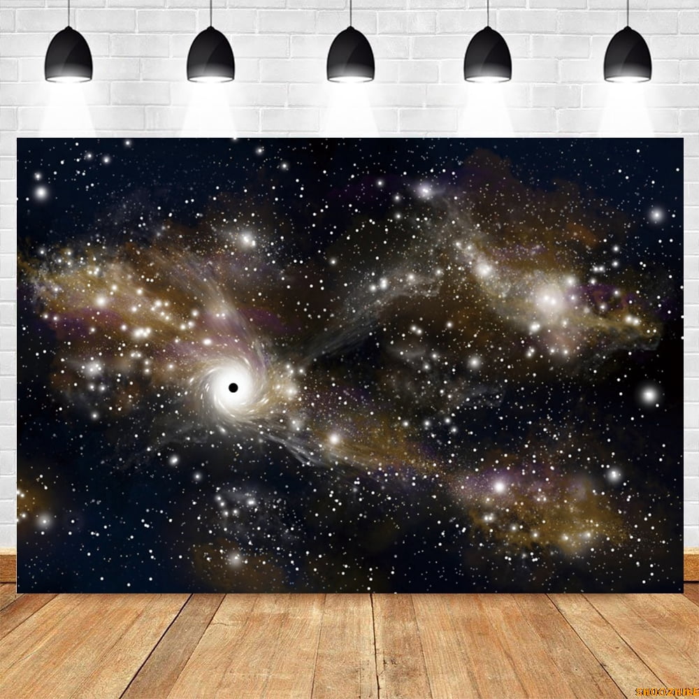 Outer Space Backdrop Universe Space Galaxy Earth Starry Sky Baby ...