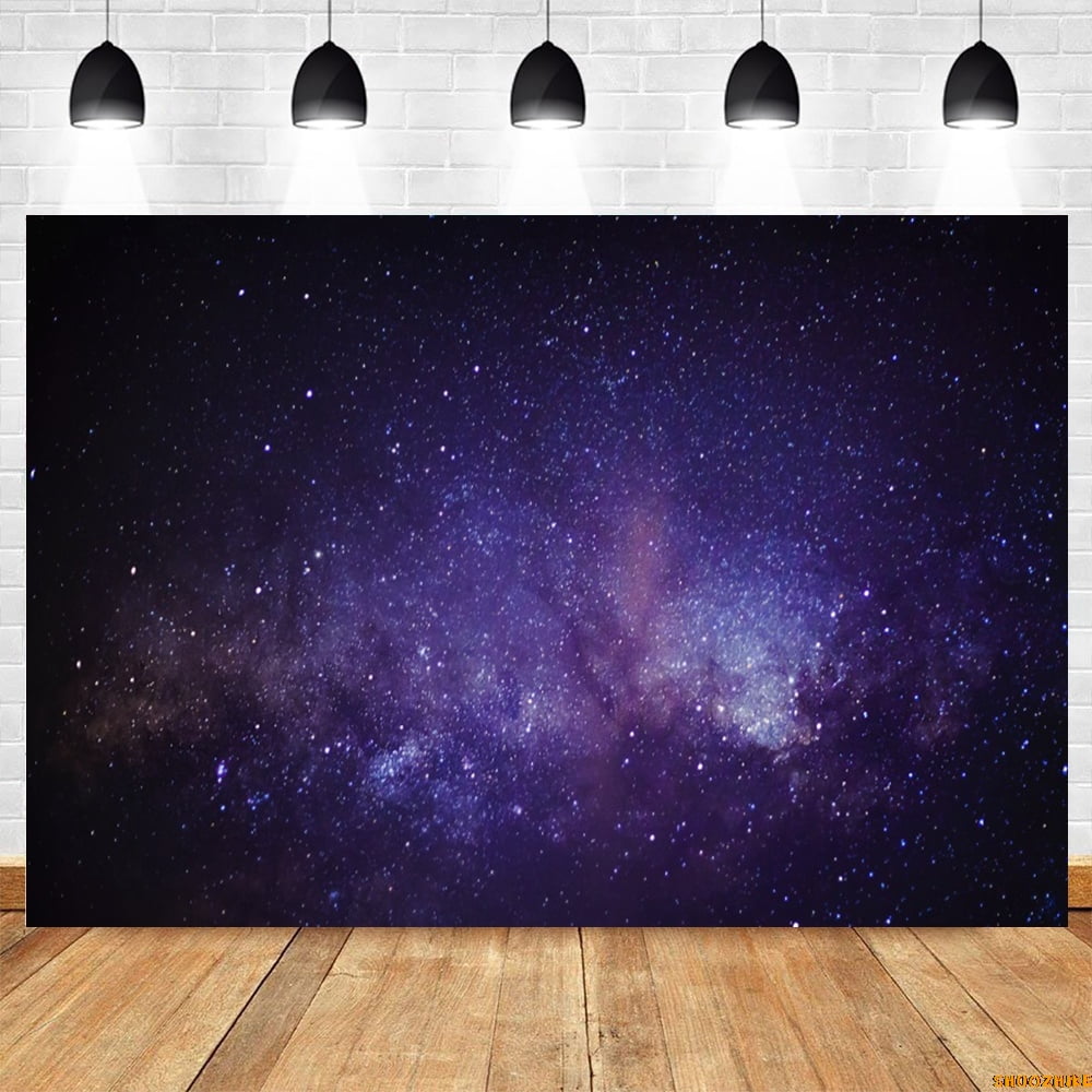 Outer Space Backdrop Universe Space Galaxy Earth Starry Sky Baby ...