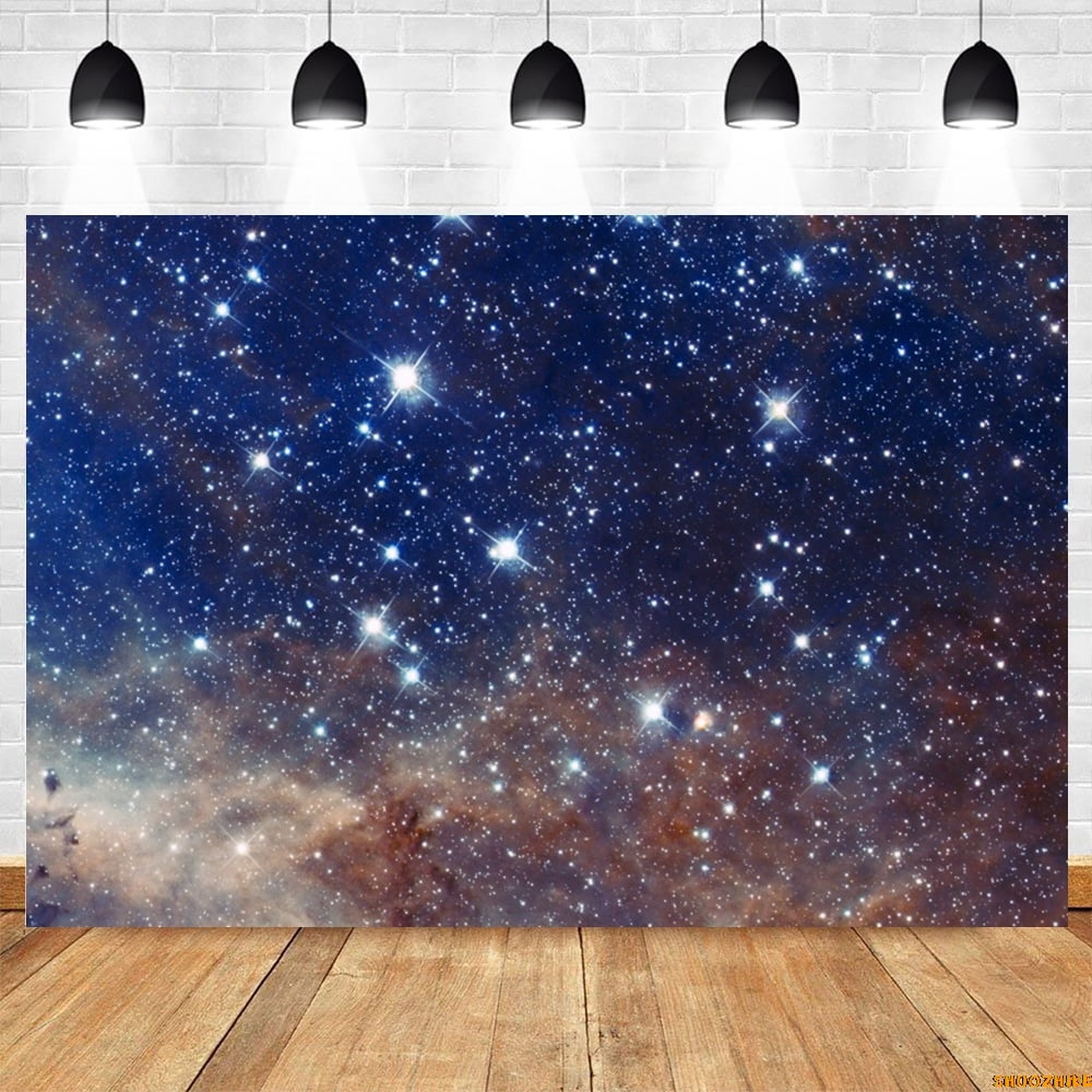 Outer Space Backdrop Universe Space Galaxy Earth Starry Sky Baby ...