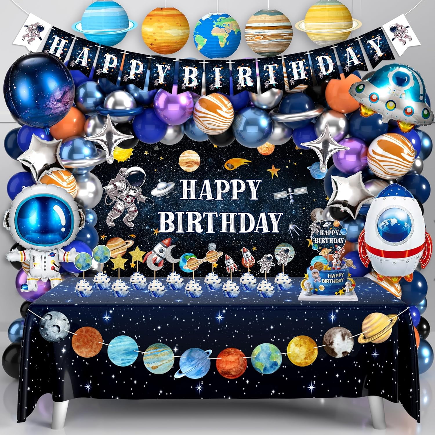 Outer Space Birthday Party Decorations Space Themed Party Supplies ...