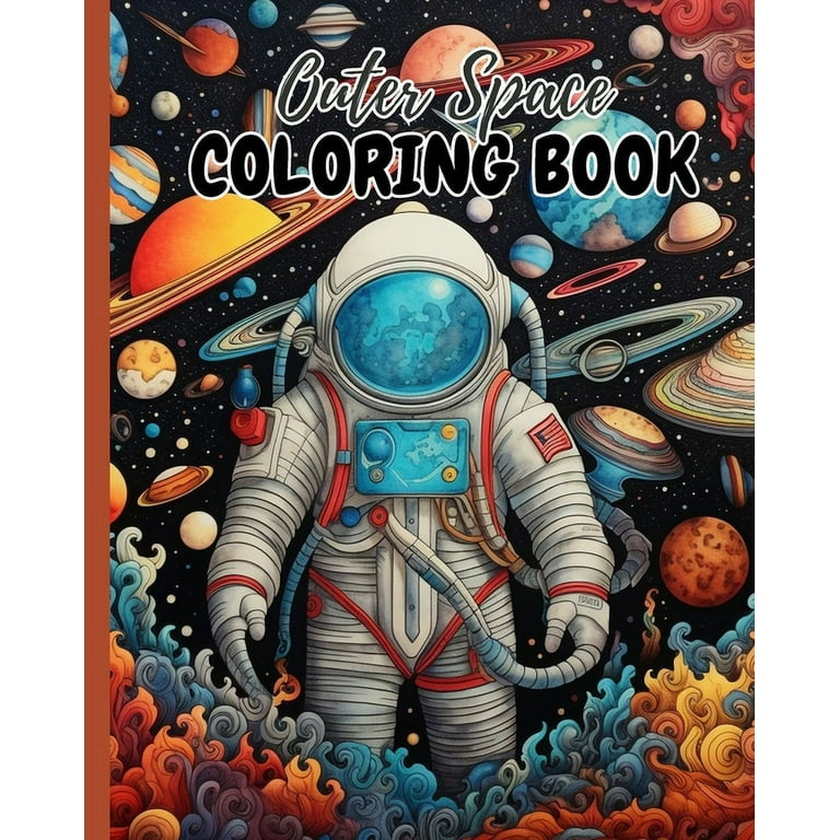 coloring pages of space for kids