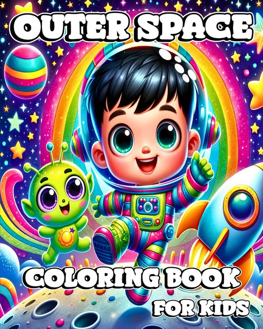 Outer Space Coloring Book for Kids: A Creative Coloring Experience with ...
