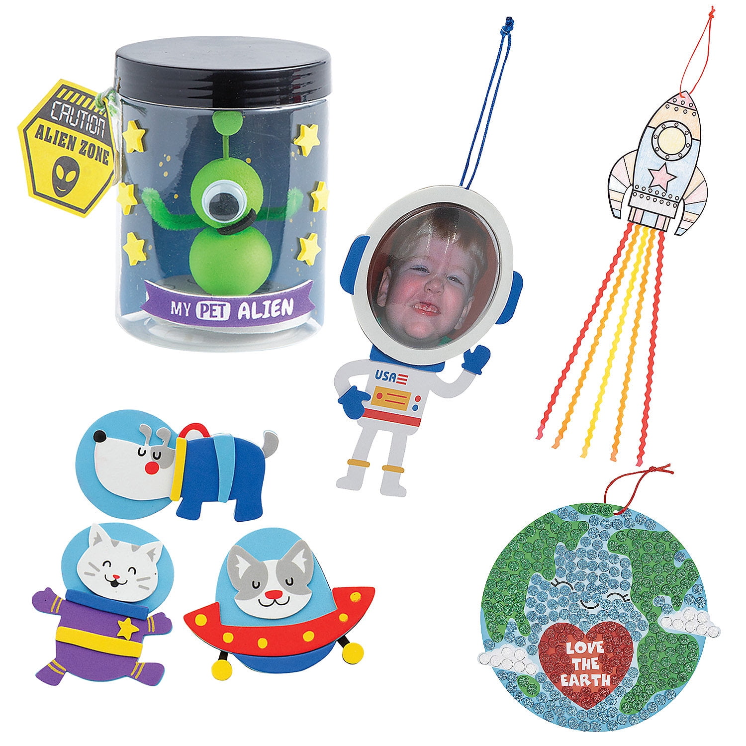 Outer Space Craft Kit Assortment - Bulk 60 - Walmart.com