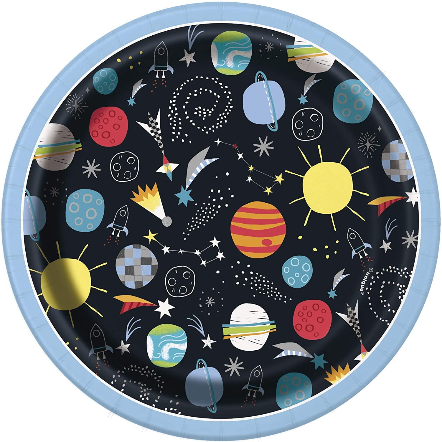 Outer Space Dessert Plates - Walmart.com