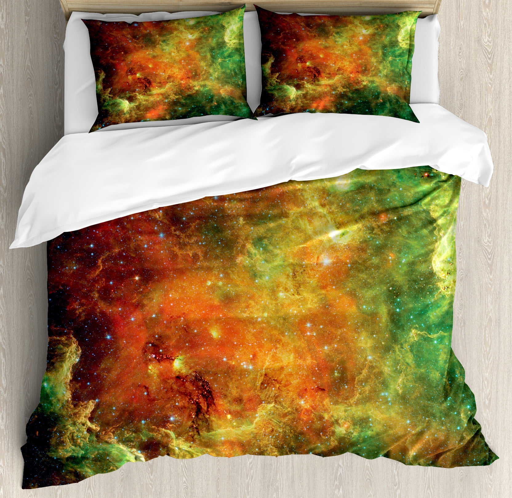 Outer Space Duvet Cover Set, North American and Pelican Nebula Gas ...