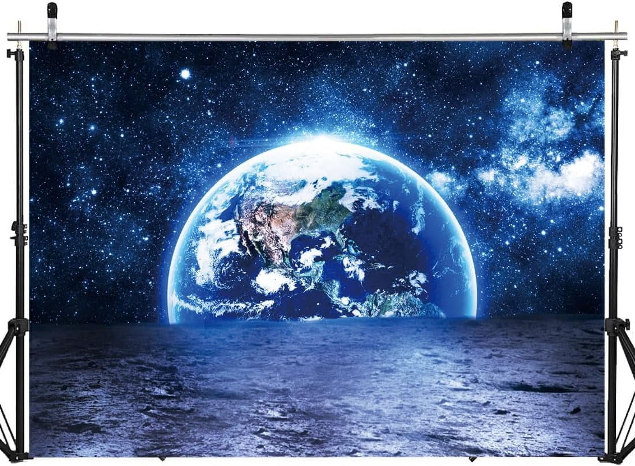 Outer Space Earth Backdrop Universe Backdrops Earth Moon Surface ...