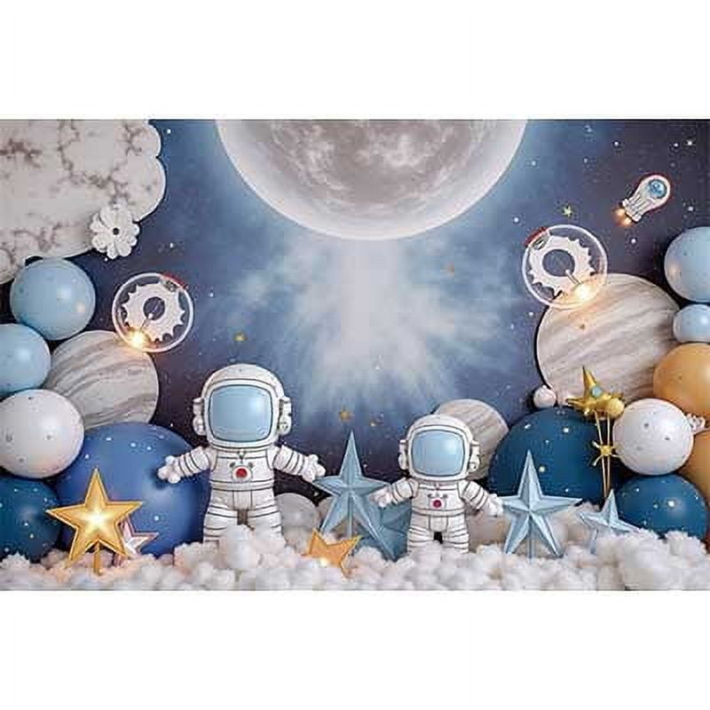 Outer Space Exploration Astronaut Planet Star Photo Backdrop Boys ...