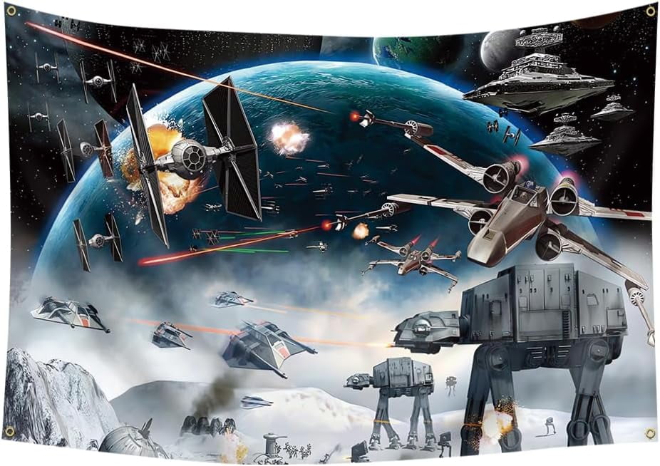 Outer Space Galaxy Backdrop Banner 4x6 FT Science Fiction Stars Photo ...