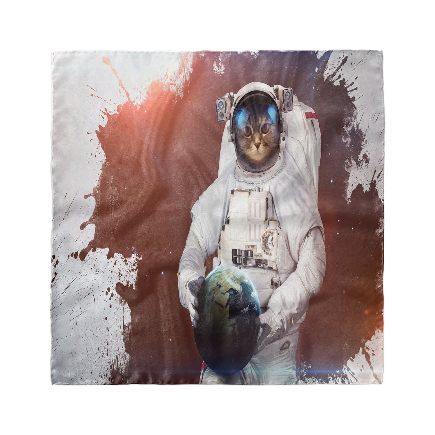 Outer Space Head Scarf, Astronaut Funny Design, Head Wrap, 3 Sizes, by ...