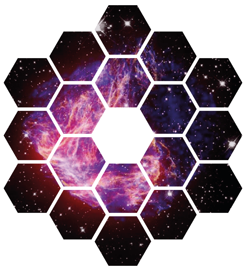Outer Space Nebula Background 20" x 22" James Webb Space Telescope ...