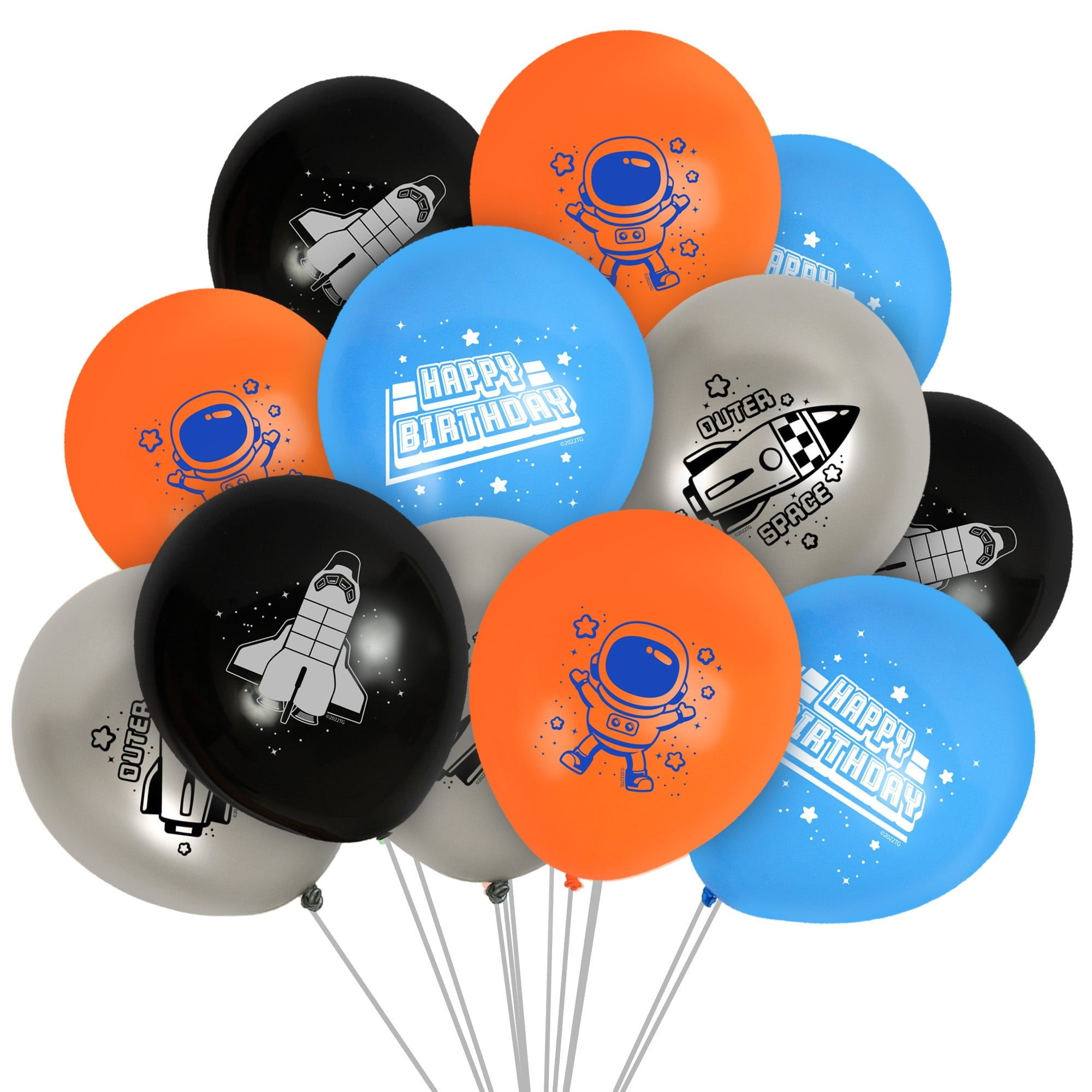 Outer Space Party Balloons 24 Pack - Outer Space Party Supplies ...