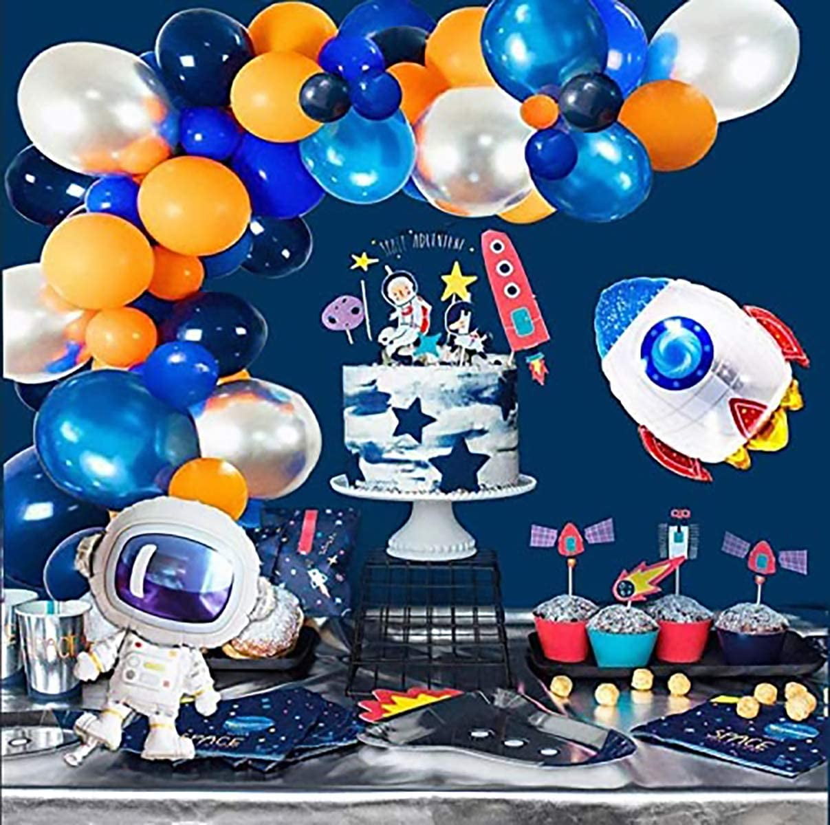 Outer Space Party Balloons Kit Space Party Supplies Decoration with ...