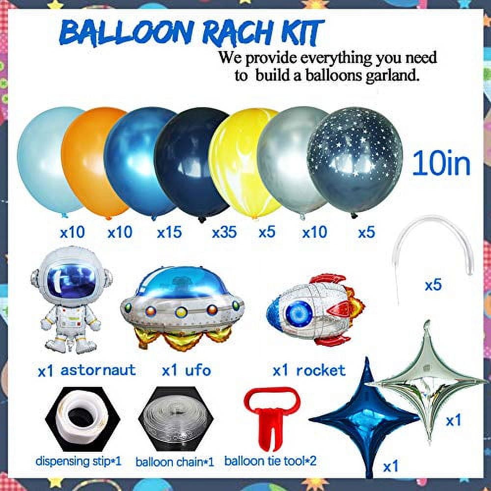 Outer Space Party Balloons kit 100Pcs Space Party Supplies Decoration ...
