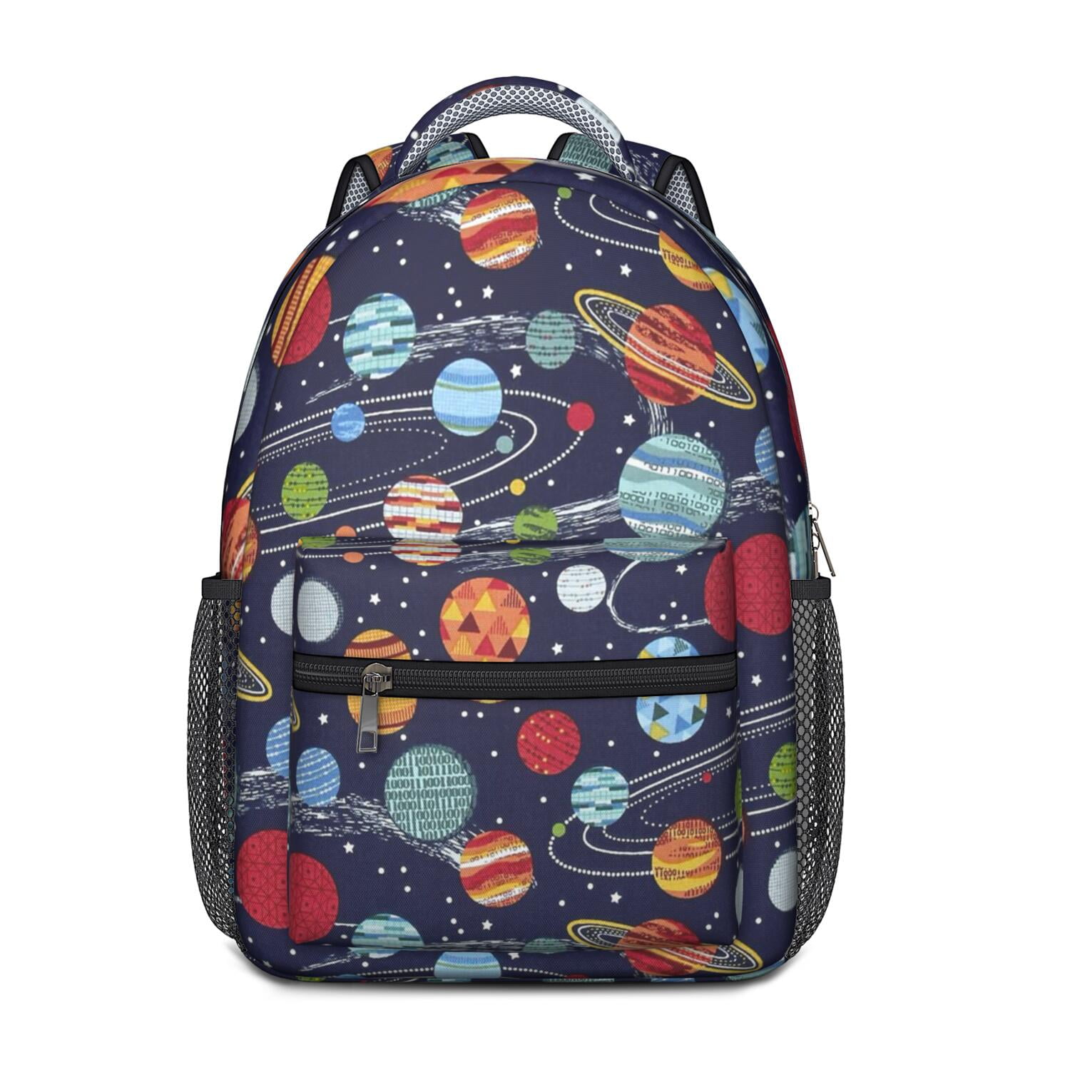 Outer Space School Backpack - Lightweight & Waterproof with Organized ...