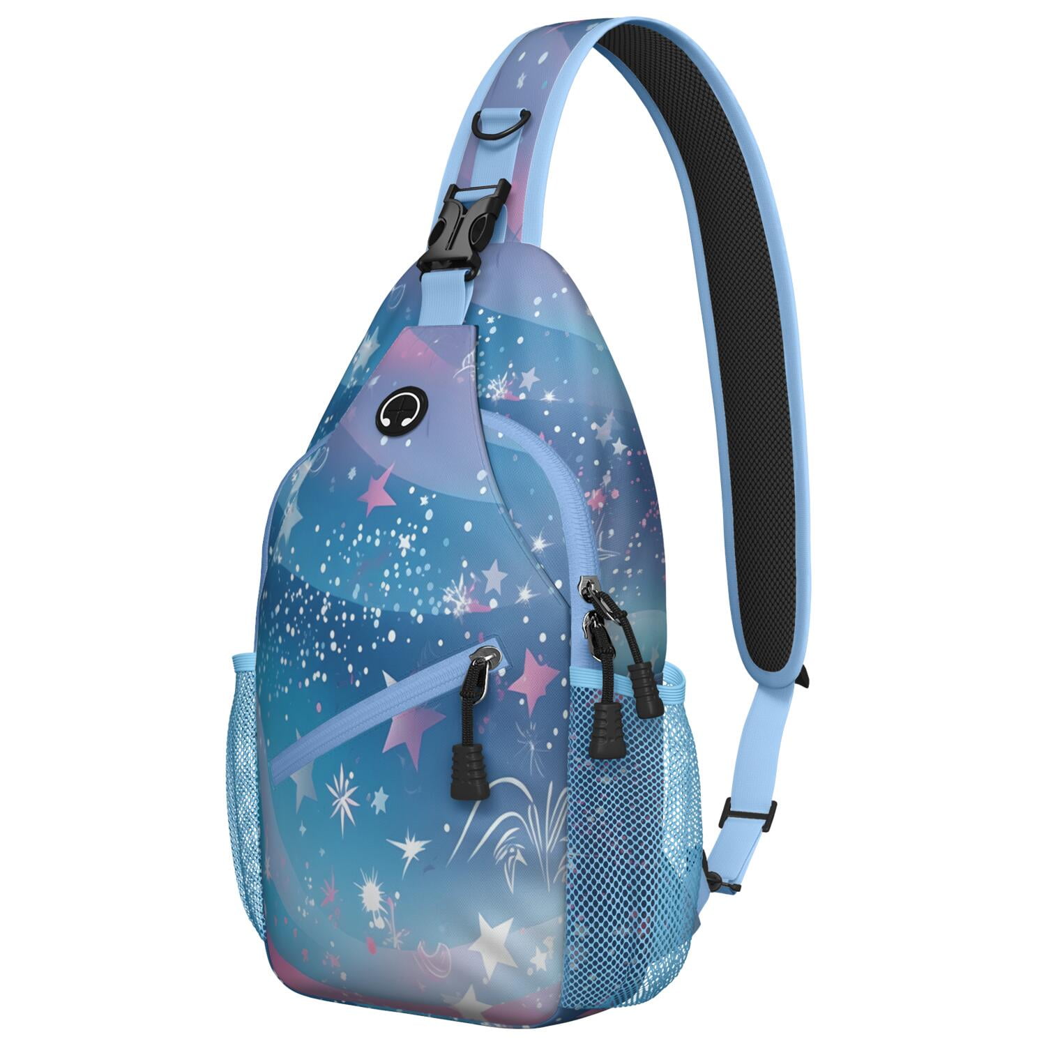 Outer Space Sling Bag - Anti-Theft Shoulder Backpack for Hiking & Biking - Spacious & Travel ...