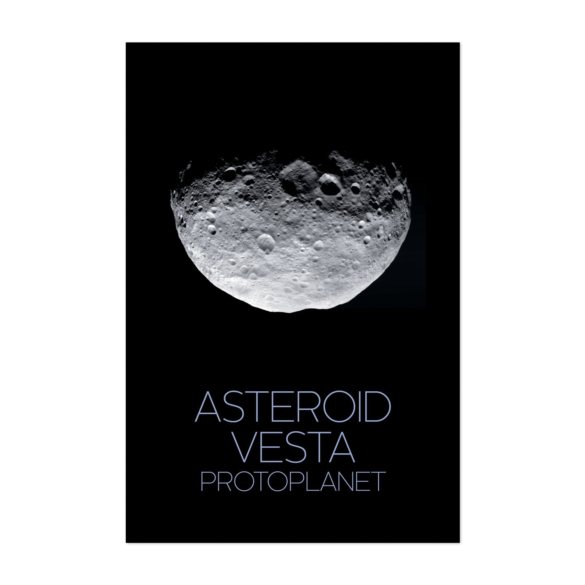 Outer Space, Solar System, Asteroid Belt, Vesta, Protoplanet ...