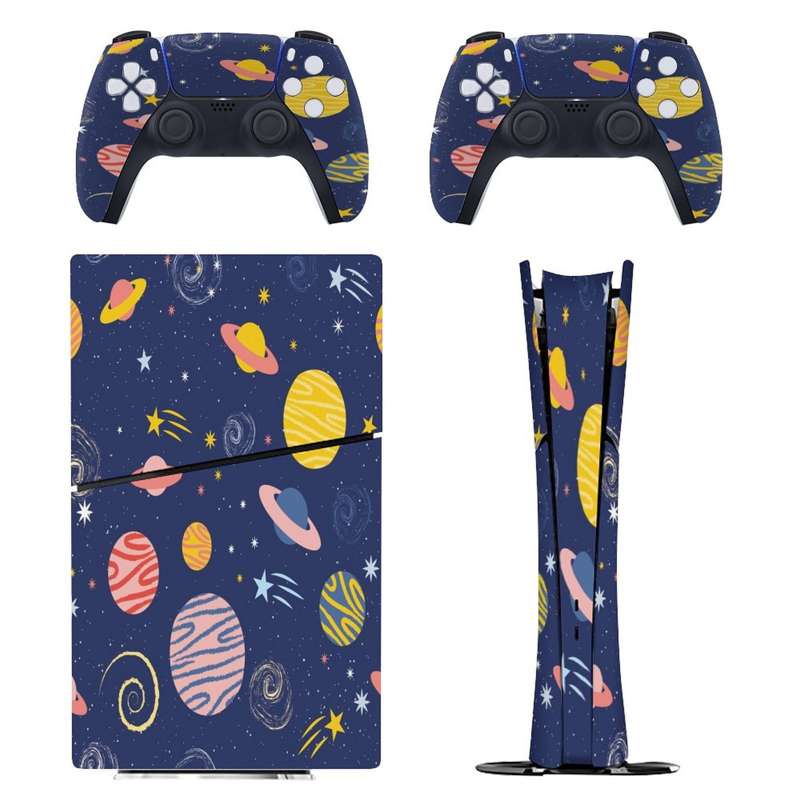 Outer Space Star Planet Planet Repeat Pattern Cartoon Children PS5/PS5 ...