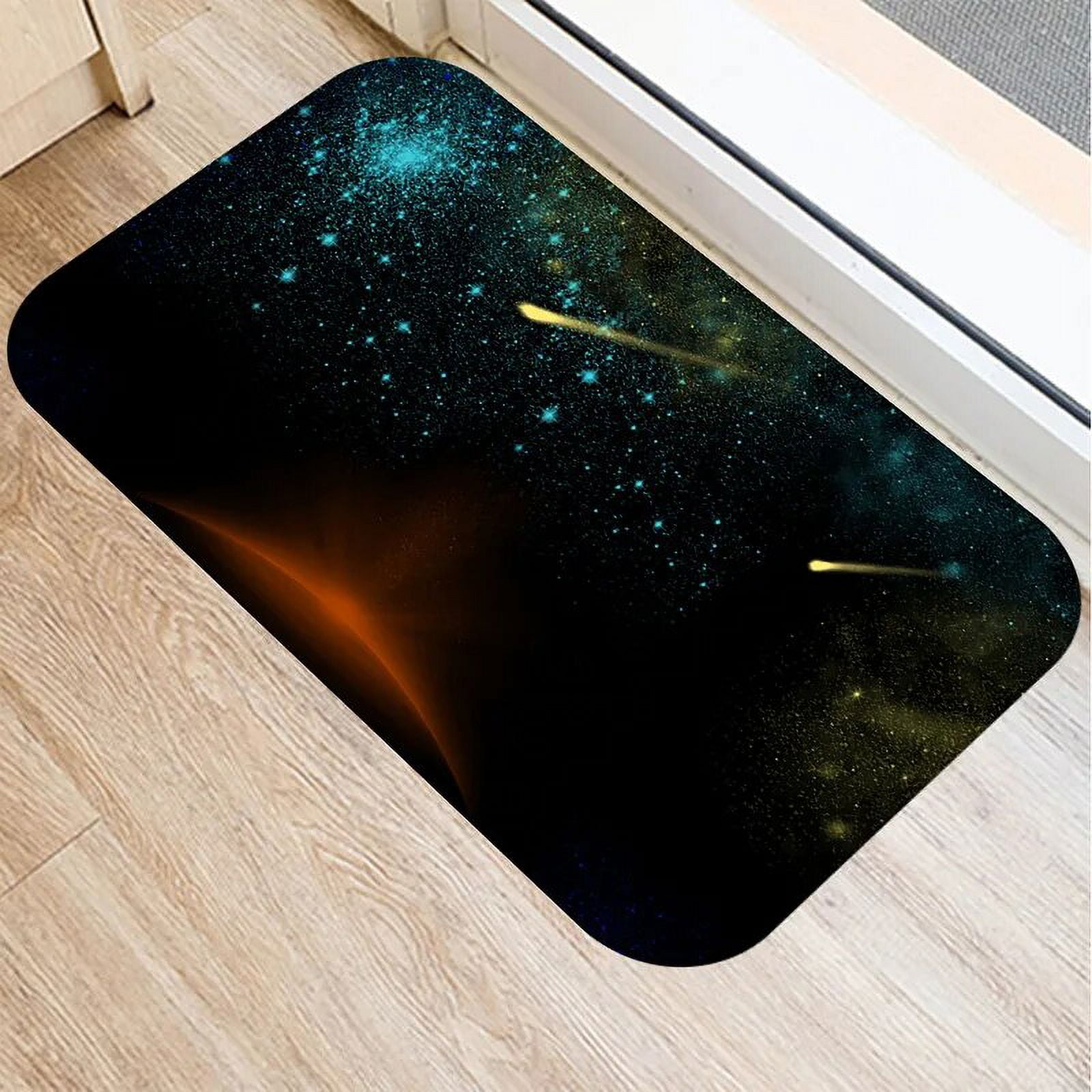 Outer Space Stars Starry Sky Mats Carpet Rug Doormat Living Room Non ...