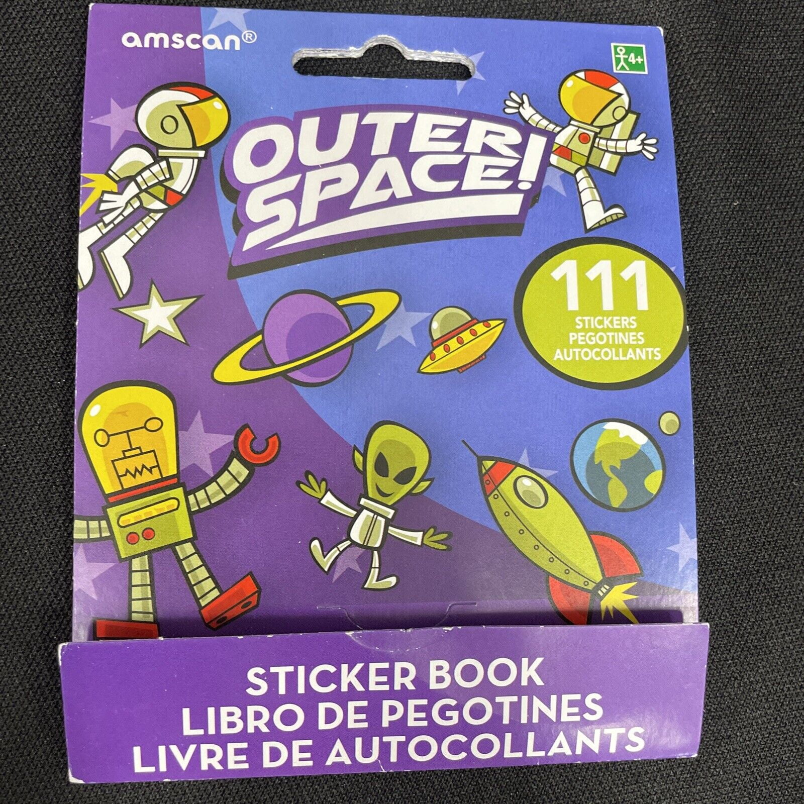 Outer Space Sticker book 111 Stickers 9 Sheets - Walmart.com