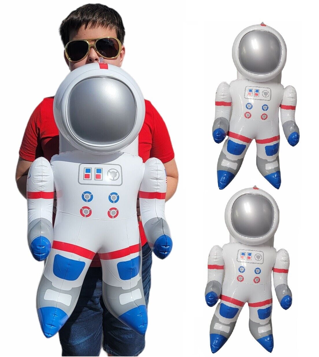 Outer Space Two Inflatable Large 22" Astronauts (Set of 2) Self ...