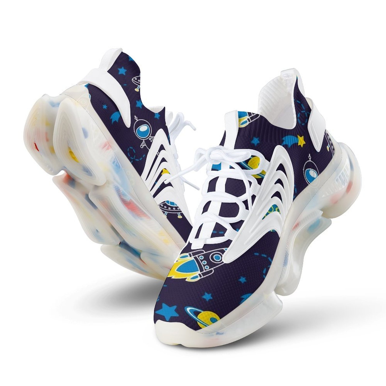 Outer Space Walking Shoes for Men Woman Lightweight Tennis Fashion ...