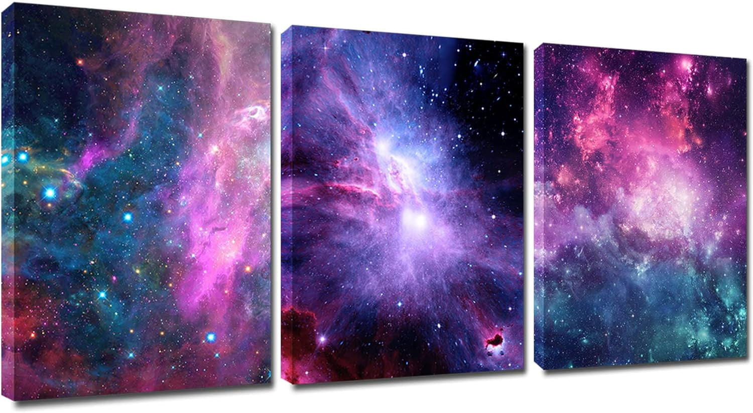 Outer Space Wall Art Posters - Framed for Modern Home Decoration 3 ...