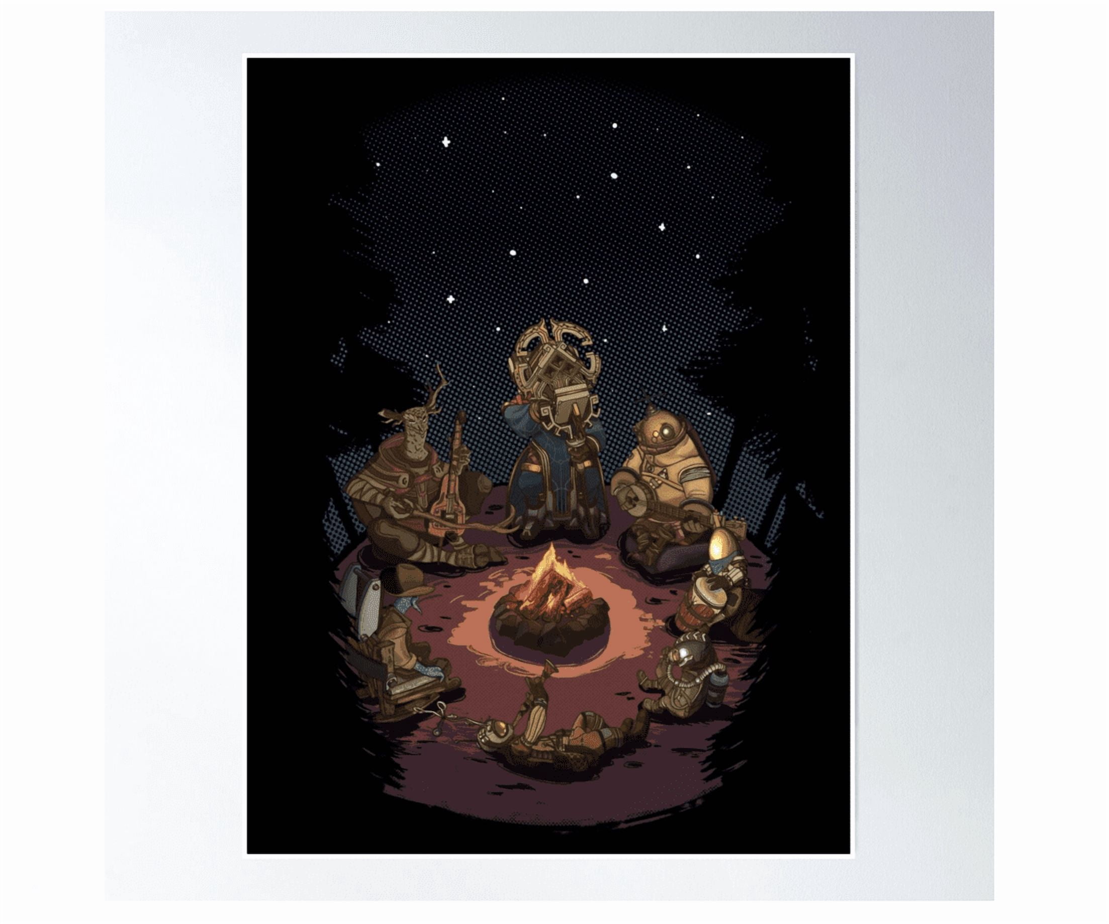 Outer Wilds Campfire Scene With All Characters Sitting Together For ...