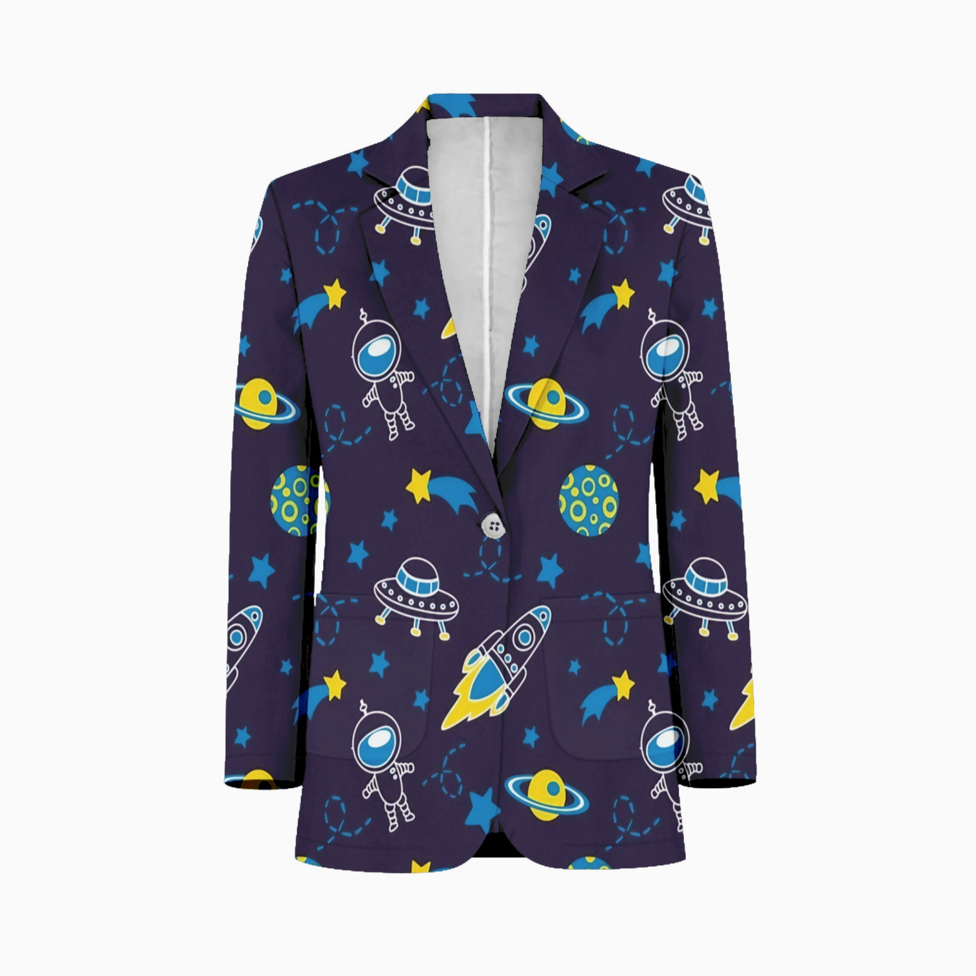 Outer space Mens Suits Shawl Collar Slim Fit Suit Mens Groom Jacket ...