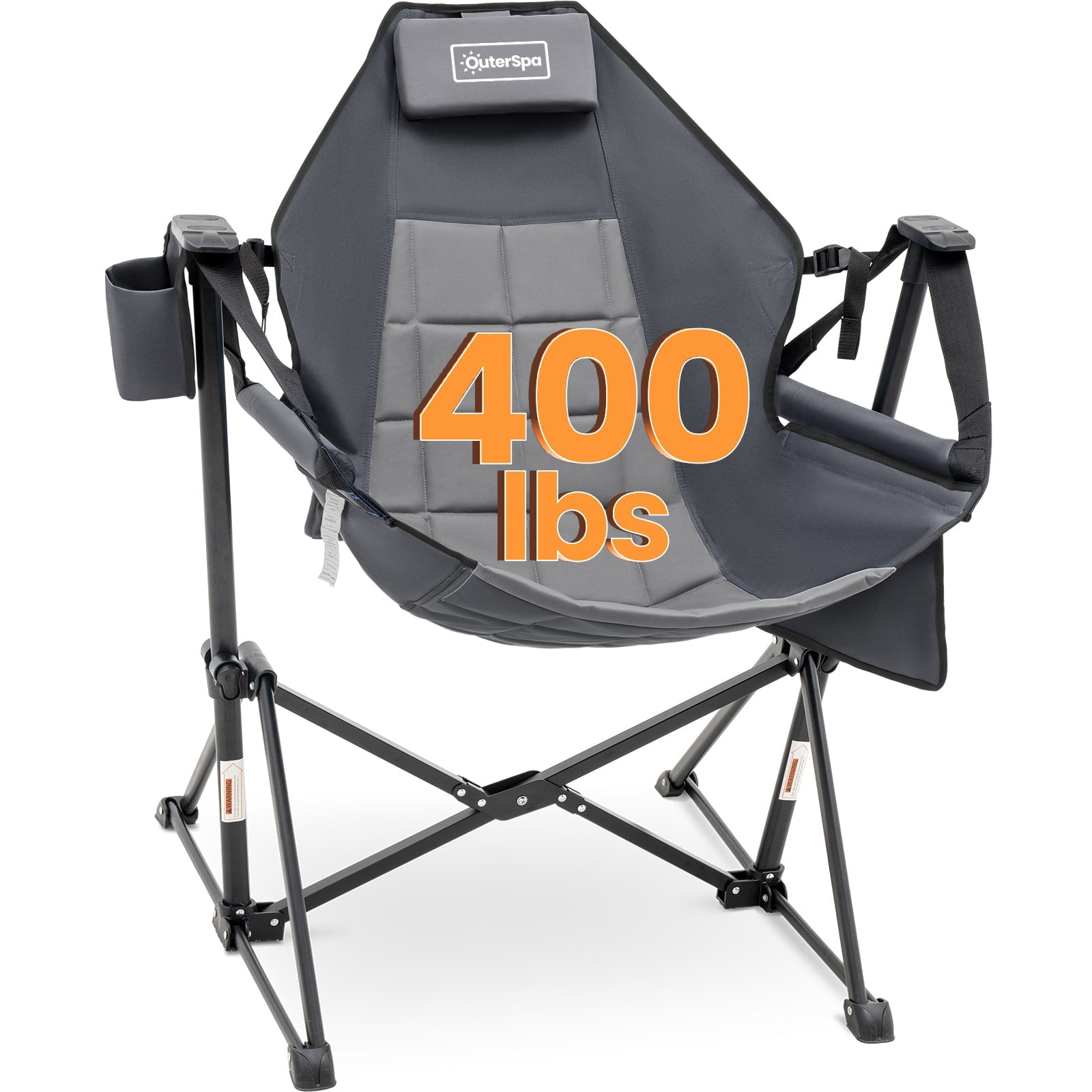 OuterSpa Hammock Camping Chair, Folding Swing Chair, 400 Lbs Capacity ...
