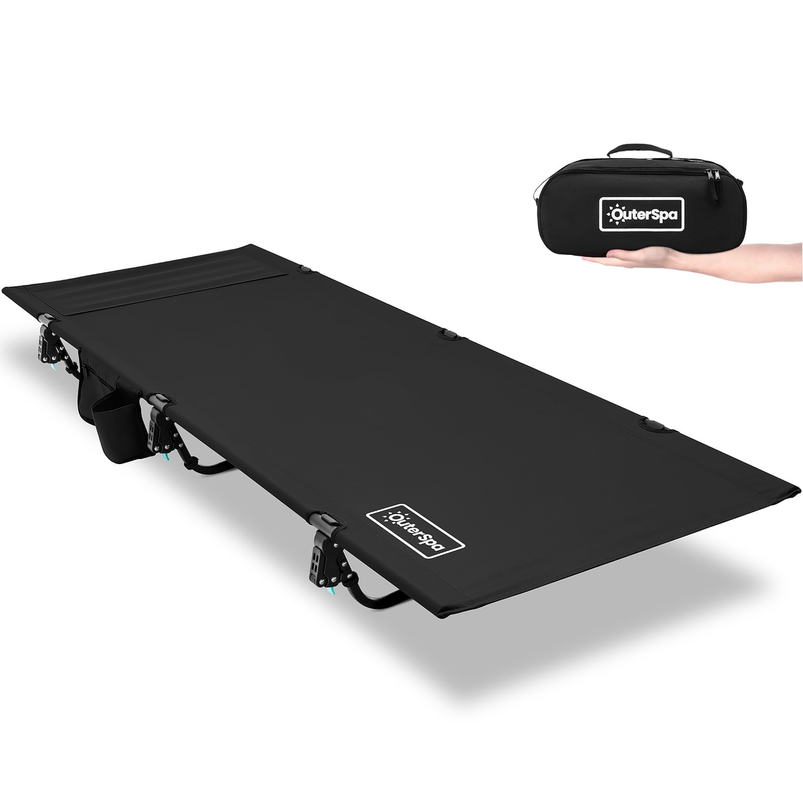 OuterSpa Portable Camping Cot, Sleeping Cots for Adults, Ultralight ...