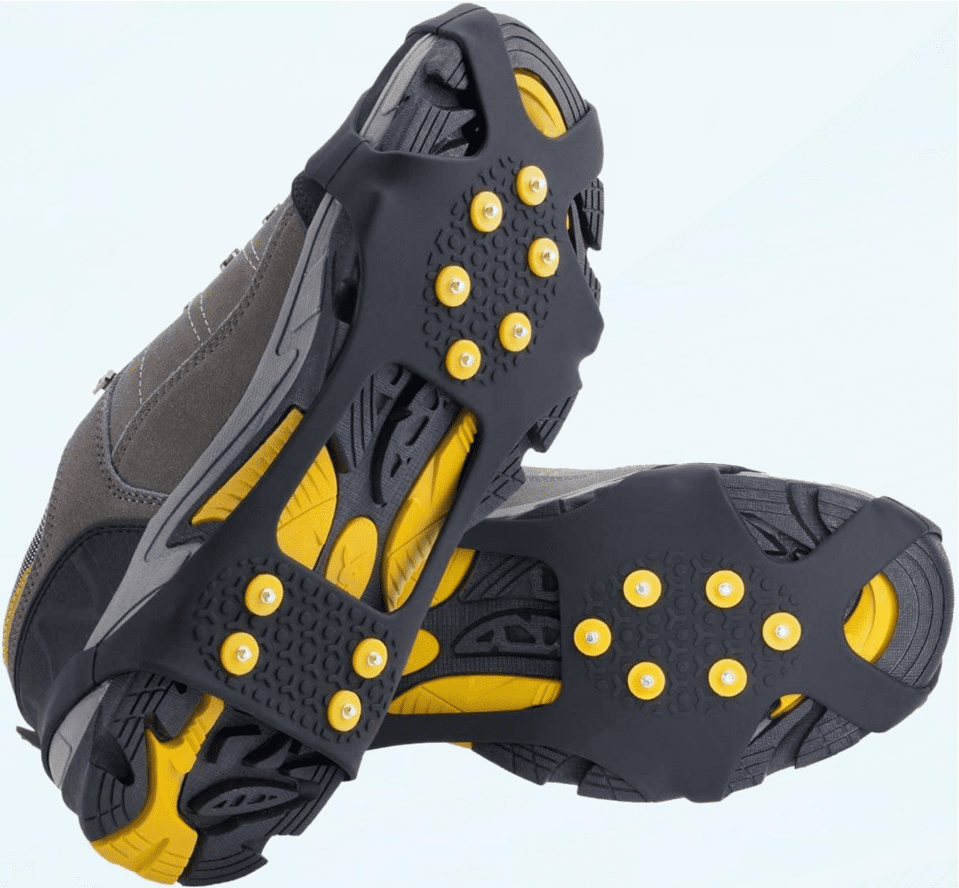 OuterStar Ice & Snow Grips Over Shoe/Boot Traction Cleat Rubber Spikes ...
