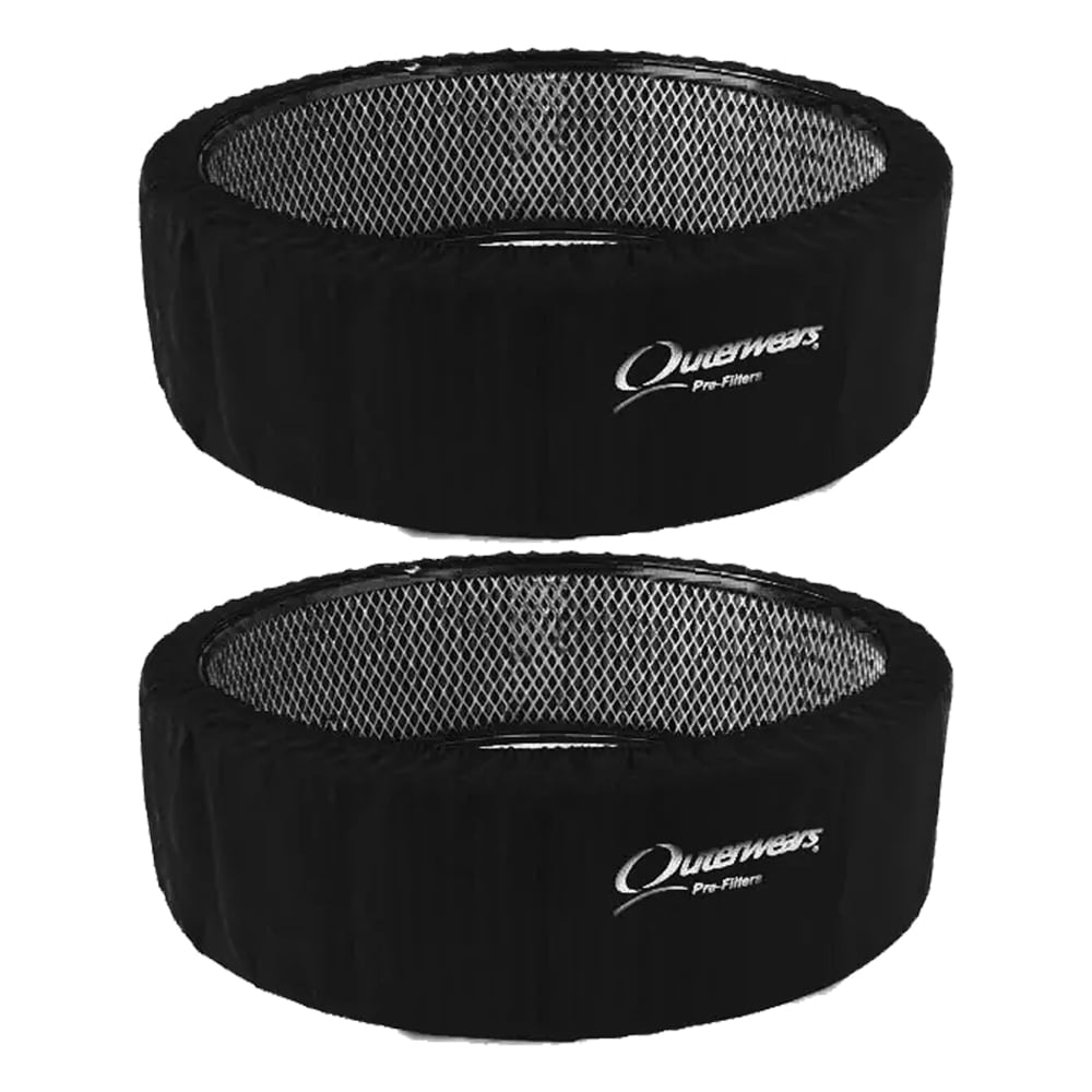 Outerwears 14 x 4 Black Tall Air Cleaner Pre-Filter - 2 Pack - Walmart.com
