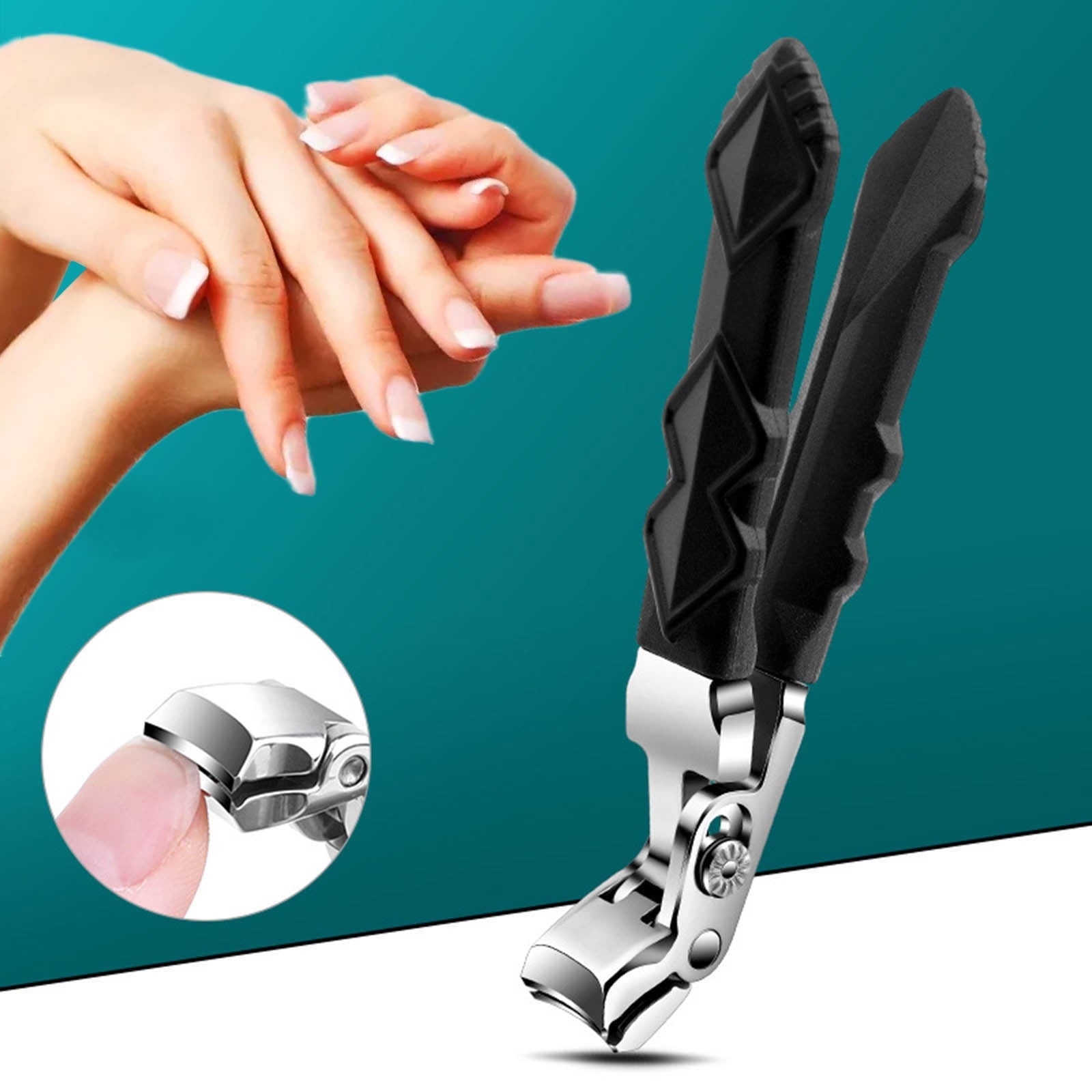 Outfany Clipmaster Pro Toenail Clippers 鈥?Large Angled Head Nail ...